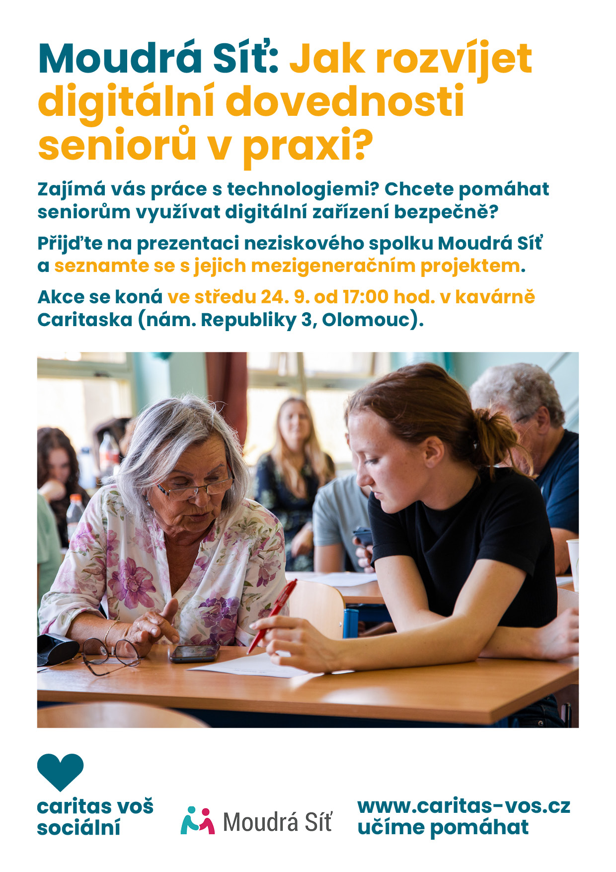 Moudrá Síť: Jak rozvíjet digitální dovednosti seniorů v praxi?